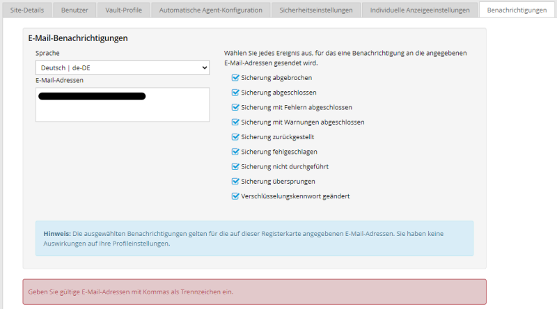 Backup Fehlerdiagnose – TERRA CLOUD WIKI